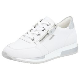 Remonte Damen Keilsneaker , Freizeitschuh, Halbschuh, Schn&uuml;rschuh in schmaler Form wei&szlig; 40