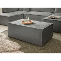 OTTO home Hocker &raquo;FINNLEY Boucl&eacute;, Polsterhocker zur Serie FINNLEY&laquo; passend zur Polster-Serie Finnley grau Bezugstoff 100% PES !;Atmungsaktives Gewebe 