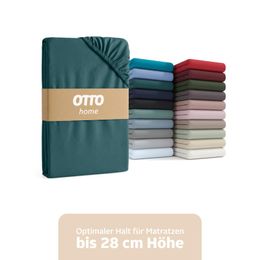 OTTO home Spannbettlaken &raquo;BLACKBERRY in PREMIUM und BASIC Qualit&auml;t, 100% Baumwolle&laquo; f&uuml;r hohe Matratzen bis 28 cm, Bettlaken, Spannbetttuch, Boxspring 