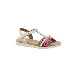 Tom Tailor Sandale M&auml;dchen Gr&ouml;&szlig;e 36 beige / schoko / mokka / pink
