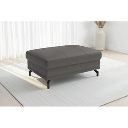 Sit & More sit&more Polsterhocker &raquo;Chelsea, B: 103 cm, Leder&laquo; mit praktischem Stauraum, besonders langlebig grau B/H/T: 103cm x 45cm x 69cm, NaturLEDER ,mit 