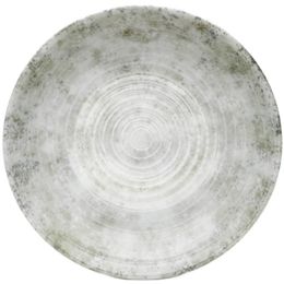 Van Well Pastateller &raquo;Korfu, tiefer Teller 21,5 cm, 6 St&uuml;ck&laquo; Teller Set, mit Digitaldruck, sp&uuml;lmaschinen- und mikrowellengeeignet grau Porzellan 