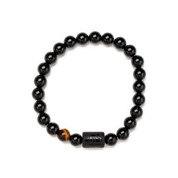 Firetti Damen Armband &raquo;Schmuck Geschenk Armschmuck Armkette Edelstein Sternzeichen&laquo; Made in Germany - mit Onyx und Geburtsstein schwarz 20cm, Stier, 