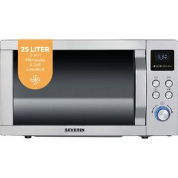 Severin Mikrowelle &raquo;MW 7774&laquo; Grill Hei&szlig;luft Mikrowelle mit Grill- und Hei&szlig;luftfunktion 3-in-1 grau Einheitsgr&ouml;&szlig;e Mikrowelle