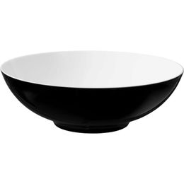 Seltmann Weiden Sch&uuml;ssel &raquo;Life Fashion&laquo; 1 Stk. aus Porzellan Schale rund, 30 cm schwarz Porzellan &Oslash; 30,3cm