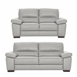 Calia italia Polstergarnitur &raquo;Gaia, hochwertige Garnitur aus 2-Sitzer und 3-Sitzer, edles Design&laquo; Set, 2 Stk. tlg. Ledergarnitur, in zwei hochwertigen