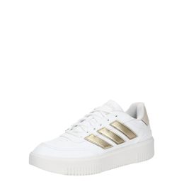 adidas Sportswear Sneaker 'COURTBLOCK' Damen Gr&ouml;&szlig;e 42.5 gold / wei&szlig; Sommerschuhe