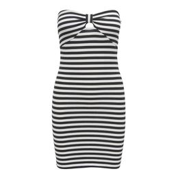 Only Kleid 'ONLLive' Damen Gr&ouml;&szlig;e 34 schwarz / wei&szlig;