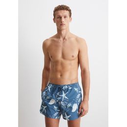Marc O ́Polo Bodywear Badeshorts in Blau/ Wei&szlig; - 48% | Gr&ouml;&szlig;e M | Herren-bademode-sport