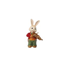 Goebel Osterhase &raquo;kleiner Violinist&laquo; bunt Steingut B/H/T: 4cm x 8cm x 4,5cm