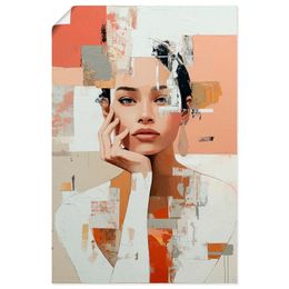 Artland Wandbild &raquo;Blick im Fragment&laquo; Bilder von Frauen 1 Stk. tlg. als Alubild, Leinwandbild, Poster, Wandaufkleber in verschied. Gr&ouml;&szlig;en Papier B/H/T: 40cm x 