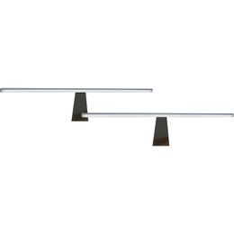 Wiemann Aufbauleuchte 2 Stk. (2er Set) grau H: 6cm, 2 Stk.