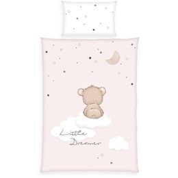 Baby Best Babybettw&auml;sche &raquo;babybest Little Dreamer&laquo; 2 Stk. mit Wendefunktion rosa Flanell, Obermaterial: 100% Baumwolle B/L: 100cm x 135cm, 1 Stk., 1 Stk., 
