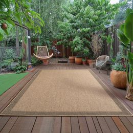 Ayyildiz Teppiche Outdoorteppich &raquo;TIMBER 1402,auch als L&auml;ufer und Rund&laquo; rechteckig 5 mm H&ouml;he In und Outdoor, Jute Sisal Optik, Wohnzimmer, Terrasse beige Polypropylen B