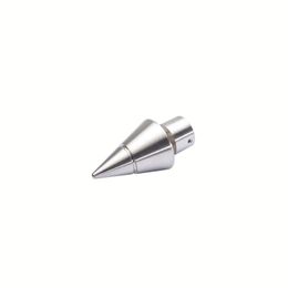 Liedeco Gardinenstangen-Endst&uuml;ck &raquo;Endst&uuml;ck, Endknopf "Skandinavia" Kegel&laquo; Endst&uuml;ck, Endknopf Kegel, 1 St&uuml;ck silber 1 Stk.