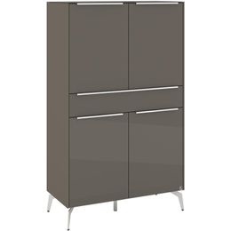 set one by Musterring Highboard &raquo;Reno&laquo; 1 Stk. tlg. Mit Winkelfu&szlig; in diversen Farben, 155 cm H&ouml;he & Farbauswahl Glas, Holzwerkstoff B/H/T: 92cm x 155cm