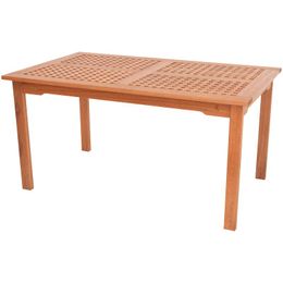 Merxx Gartentisch &raquo;Lima&laquo; 90x150 cm braun B/H/T: 90cm x 74cm x 150cm