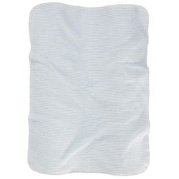 Biederlack Babydecke &raquo;Babydecke Cotton&laquo; 75 x 100, mit Zierstich blau Baumwolle B/L: 75cm x 100cm