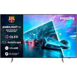 Philips OLED-Fernseher &raquo;55OLED761/12&laquo; 139 cm/55 &prime;&prime; Smart-TV Sound: 2.0-Kanal, 20 W Ausgangsleistung, Dolby Atmos, DTS:X, Auracast