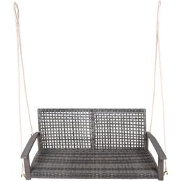 Garden Pleasure Gartenbank &raquo;CUNEO&laquo; grau Holz, Kunststoff, Stahl B/H/T: 114cm x 79cm x 57cm