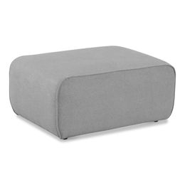 Home Affaire Polsterhocker &raquo;Noord 92/66 cm&laquo; mit Kedernaht, sch&ouml;ne Serienerg&auml;nzung grau 94%PER, 6% NYL B/H/T: 92cm x 44cm x 66cm, Struktur grob