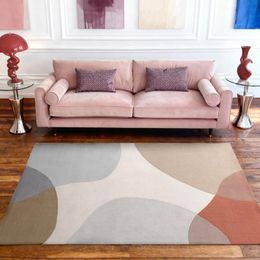 Ted Baker Wollteppich &raquo;Clarissa, auch in rund&laquo; 11 mm H&ouml;he Wolle, Abstrakt, Natur, Wohnzimmer, Schlafzimmer, Modern, Geometrisch beige Wolle B : 160cm 1 Stk., 