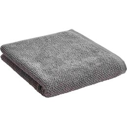 Christy Handt&uuml;cher &raquo;Brixton&laquo; Premium-Handtuch in Luxusqualit&auml;t, 600g/m&sup2;, 50x90cm, 2er Set grau Walkfrottier, Obermaterial: 100% Baumwolle B/L: 50cmx90cm, 2 