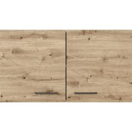 Flex-Well H&auml;ngeschrank &raquo;Cara&laquo; 1 Stk. tlg. (B x H x T) 100 x 54,8 x 32 cm, mit viel Stauraum braun Holzwerkstoff Artisan Eiche, B/H/T: 100cm x 54,8cm x 32cm, 