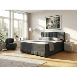 OTTO home Boxbett &raquo;LIKELY, Polsterbett mit Bettkasten, inkl. Taschenfederkernmatratze H3&laquo; mit Kaltschaumtopper, Strukturstoff-Bezug, 140x200 & 180x200