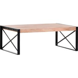 GUTMANN FACTORY Couchtisch &raquo;Downtown&laquo; aus massivem Akazienholz, Breite 110 cm beige B/H/T: 110cm x 41cm x 71cm