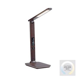 Paul Neuhaus LED Nachttischlampe &raquo;ADRIANO&laquo; LED-Board 1 Stk. warmwei&szlig; - kaltwei&szlig; LED braun 1, 1 Stk.