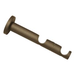 Gardinia Kombitr&auml;ger &raquo;Kira 2-Lauf offen&laquo; Serie Gardinenstange Kira braun L: 15cm