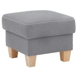 OTTO home Hocker &raquo;Soleo&laquo; Soleo V, passend zum "Solea"-Ecksofa grau Luxus-Microfaser ALTARA NUBUCK (100% Polyester);Struktur (100% Polyester);Luxus-