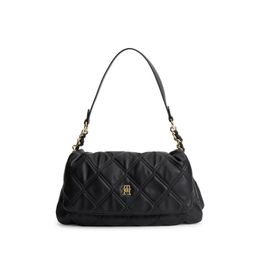 Tommy Hilfiger Damen Schultertasche &raquo;TH FEMININE SHOULDER BAG&laquo; Damen Umh&auml;ngetasche, Tragetasche, mit goldfarbener Zierkette B/H/T: 32cm x 18cm x 10cm