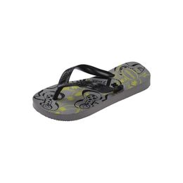 HAVAIANAS Sandals & Slippers 'Athletic' boy size 31.5 Lemon / Grey / Black
