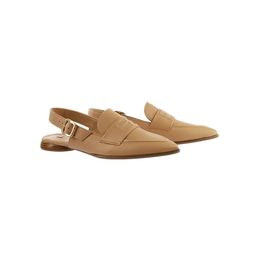 H&ouml;gl H&ouml;gl Leder-Slingballerinas "Ginger" in Camel - 54% | Gr&ouml;&szlig;e 40 | Damen-ballerinas