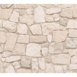 A.S. Cr&eacute;ation Papiertapete &raquo;Il Decoro in Naturstein Optik&laquo; Motiv abstrakt gemustert gepr&auml;gt Steintapete Tapete Steinoptik Tapeten Wohnzimmer Schlafzimmer K&uuml;che 