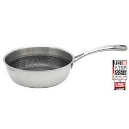 ELO PREMIUM Sauteuse &raquo;Relief Evolution Sauteuse&laquo; 1 tlg. tlg. Edelstahl 18/10 silber 2 l + &Oslash; 24cm + H&ouml;he 8,5cm