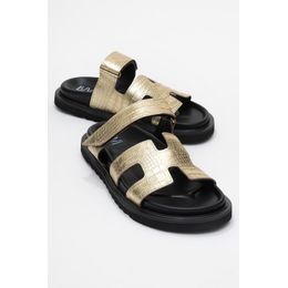 Loana Leder Slide Sandale