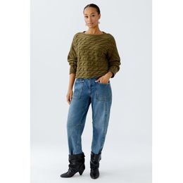 Oui Pullover in Khaki - 60% | Gr&ouml;&szlig;e 42 | Damen-pullover-cardigans
