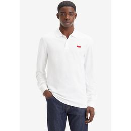Levi's Levi's Herren Langarm-Poloshirt mit Logo Stickerei wei&szlig; XL