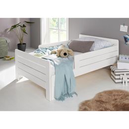 OTTO home Funktionsbett &raquo;"LOTTE " Kinderbett mit Rausfallschutz, Schublade optional&laquo; ausziehbar von 140cm-200cm L&auml;nge, Mitwachsend, FSC zertifiziertes