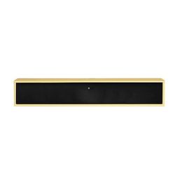 TV-Board &raquo;Mistral Fernsehschrank, Medienm&ouml;bel, H&auml;ngend&laquo; mit Klappt&uuml;r mit Akustikstoff, Lowboard, Breite: 133 cm gelb B/H/T: 133cm x 23cm x 32,5cm