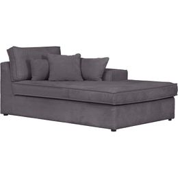 OTTO home Ottomane &raquo;Enid&laquo; einzeln stellbar oder als Teil eines Modulsofas, fester Sitzkomfort grau 100% Polyester B/H/T: 130cm x 75cm, Cord, Ottomane 