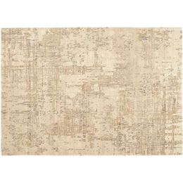 OCI DIE TEPPICHMARKE Wollteppich &raquo;RAW SIRA&laquo; rechteckig 6 mm H&ouml;he handgekn&uuml;pft, echter Nepal, Naturfaser, Wohnzimmer beige Wolle B : 140cm 1 Stk., 6mm,