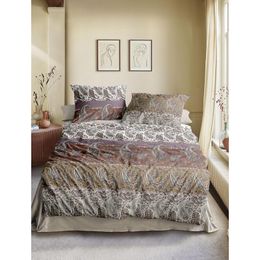 Irisette Bettw&auml;sche &raquo;Wave 8507&laquo; 2 Stk. anschmiegsam und atmungsaktiv lila Mako-Satin, Obermaterial: 100% Baumwolle B/L: 140cm x 200cm, 1 Stk., 1 Stk., Mako-
