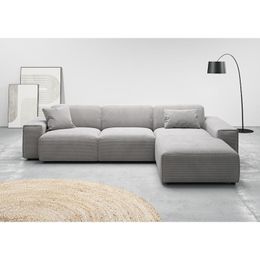 Home Affaire Ecksofa &raquo;Glimminge auch in Breitcord, Feincord, Boucl&eacute; + Easy care-Bezug&laquo; L-Form, Breite 294, Zierkissen grau 12% Polyaxryl, 88% 