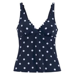 Lascana Tankini-Oberteil in Dunkelblau - 62% | Gr&ouml;&szlig;e 40D-Cup | Damen-bademode
