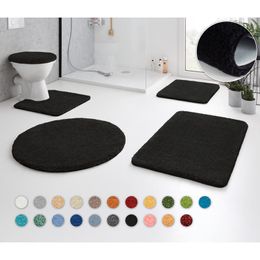 Kleine Wolke Badematte &raquo;RELAX, Badvorleger, Badezimmer Teppich&laquo; H&ouml;he 30 mm rutschhemmend beschichtet fu&szlig;bodenheizungsgeeignet Badteppich, meliert, rechteckig, rund