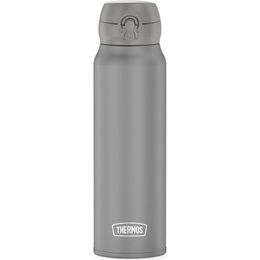 Thermos Isolierflasche &raquo;Ultralight Bottle&laquo; doppelwandiger Edelstahl grau Edelstahl, Polypropylen (PP), Silikon 750ml